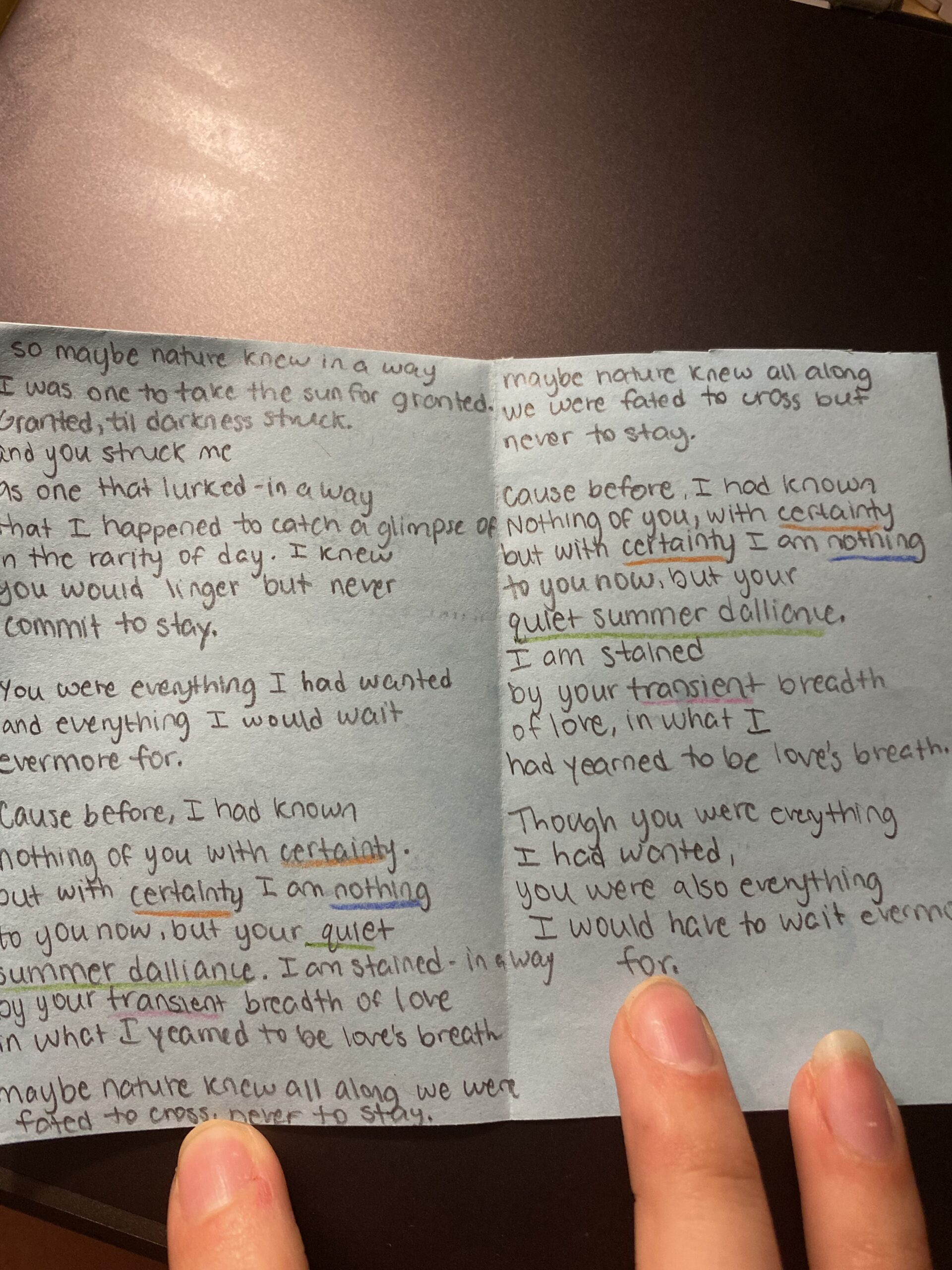 Drafty Draft Poem – Alexa's Page