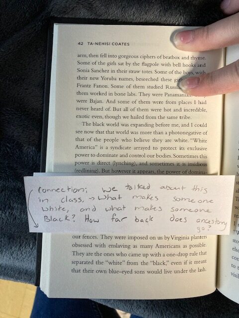 Pages 39-71 Reading Questions for Coates – Robyn's Site